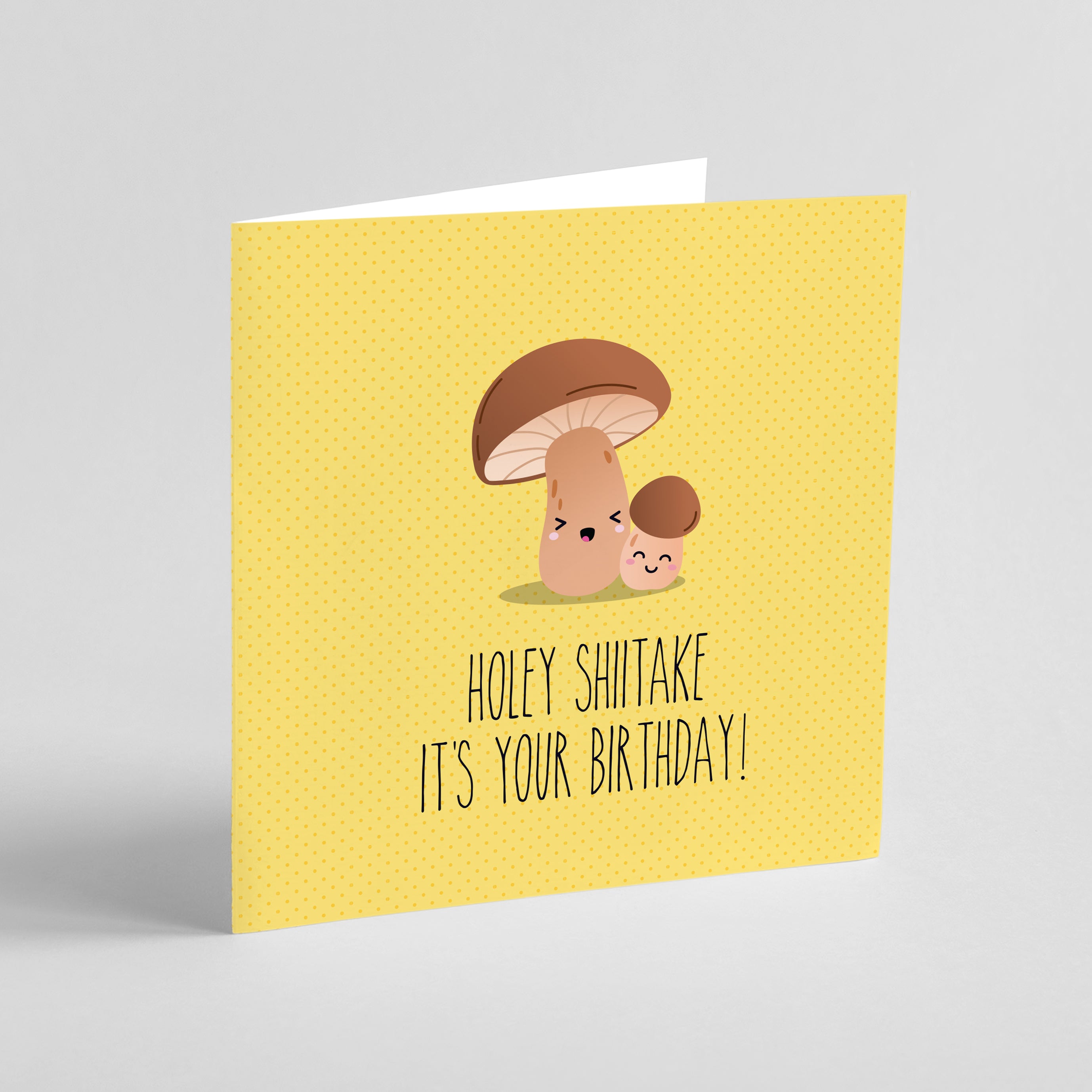 Holy Shiitake Greeting Card – The little blah!